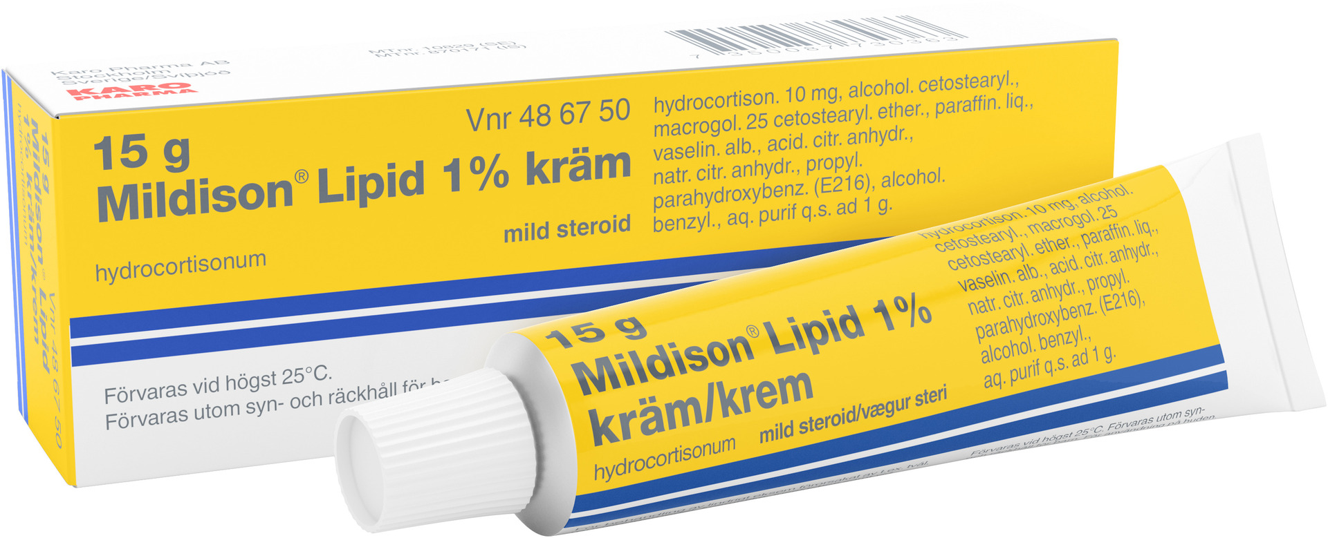 Köp Mildison Lipid 1 % Kram 15 g | Apohem
