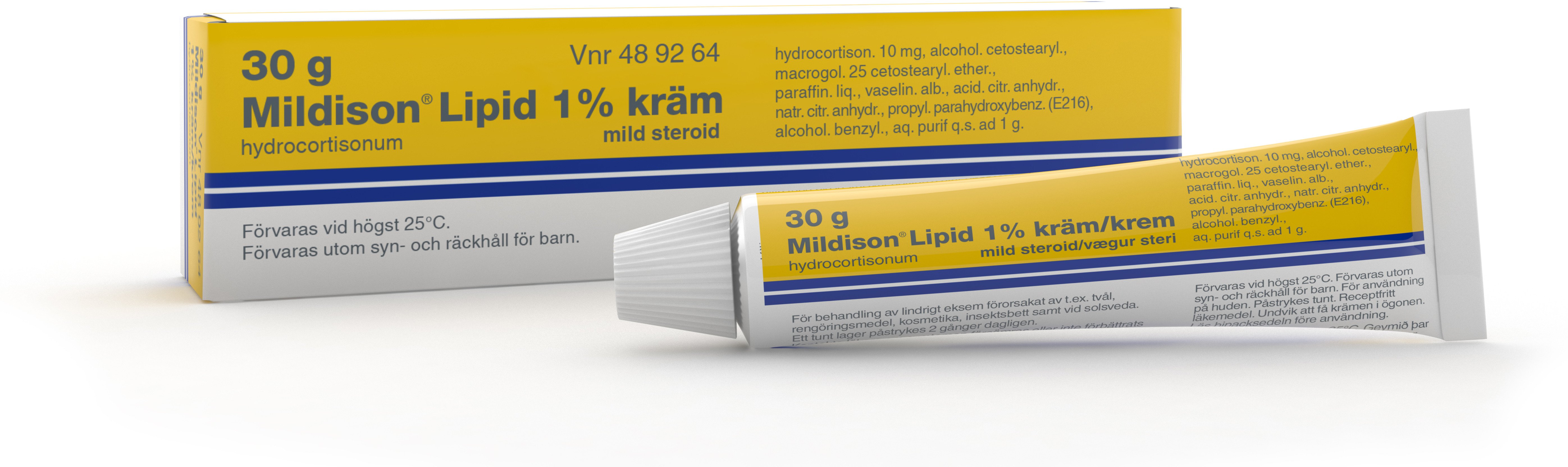Köp Mildison Lipid, kräm 1%, 30 gr | Apohem