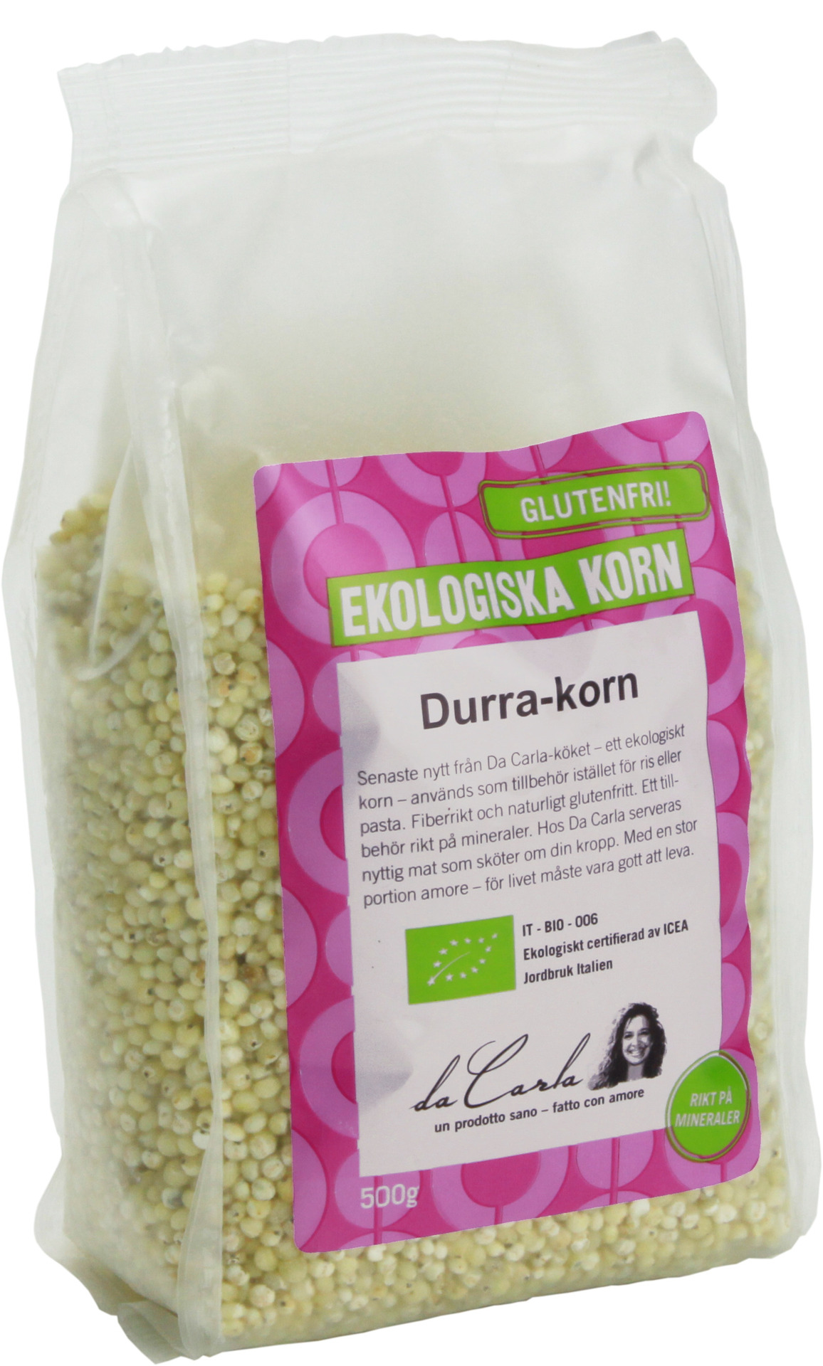 Köp Da Carla Durra Korn 500 g | Apohem