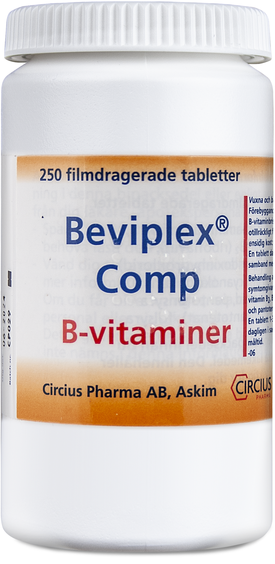 Köp Beviplex Comp 250 tabletter | Apohem