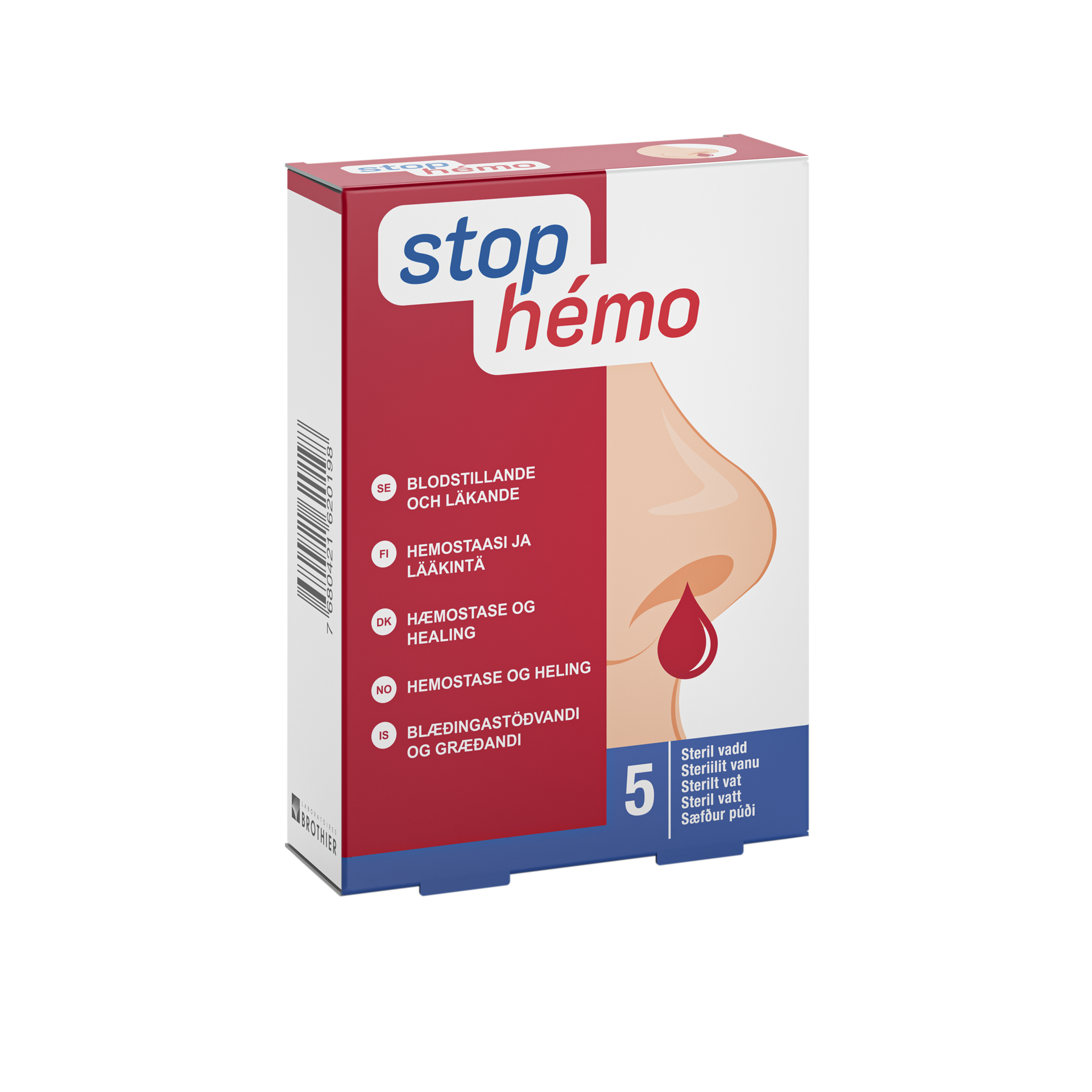 Köp stop hémo Blodstillande Vadd 5 st | Apohem